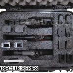 Case Club Waterproof 3 Pistol Case with Silica Gel & Heavy-Duty Foam