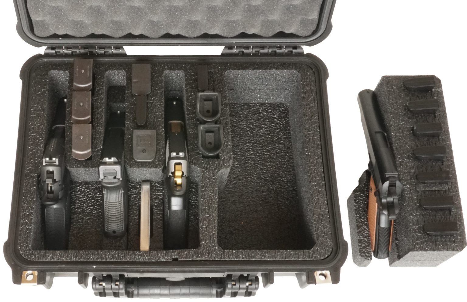 Case Club 4 Pistol Waterproof Case with Silica Gel & Heavy-Duty Foam