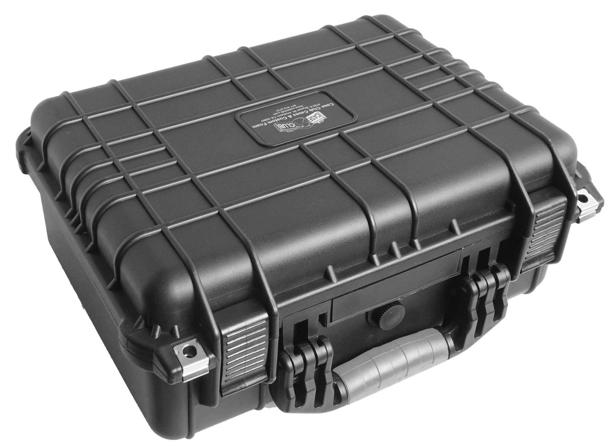 Case Club 2 Pistol Waterproof Case with Accessory Pocket & Silica Gel