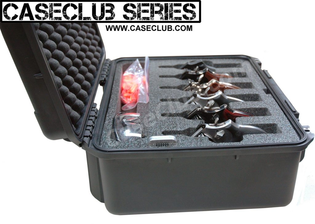 Case Club 6 Revolver Waterproof Case with Silica Gel & Heavy-Duty Foam