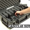 Case Club Waterproof 7 Pistol Case with Silica Gel & Heavy-Duty Foam