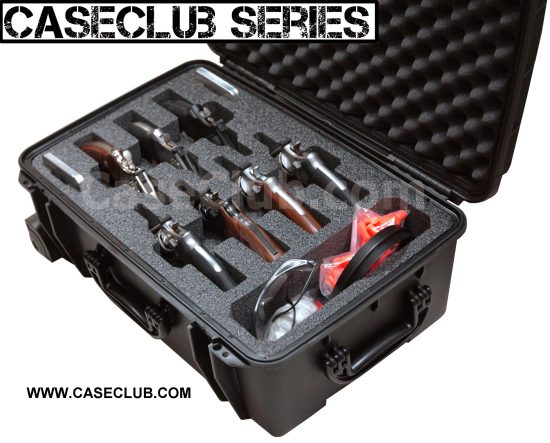 Case Club 7 Revolver Waterproof Case with Accessory Pocket & Silica Gel