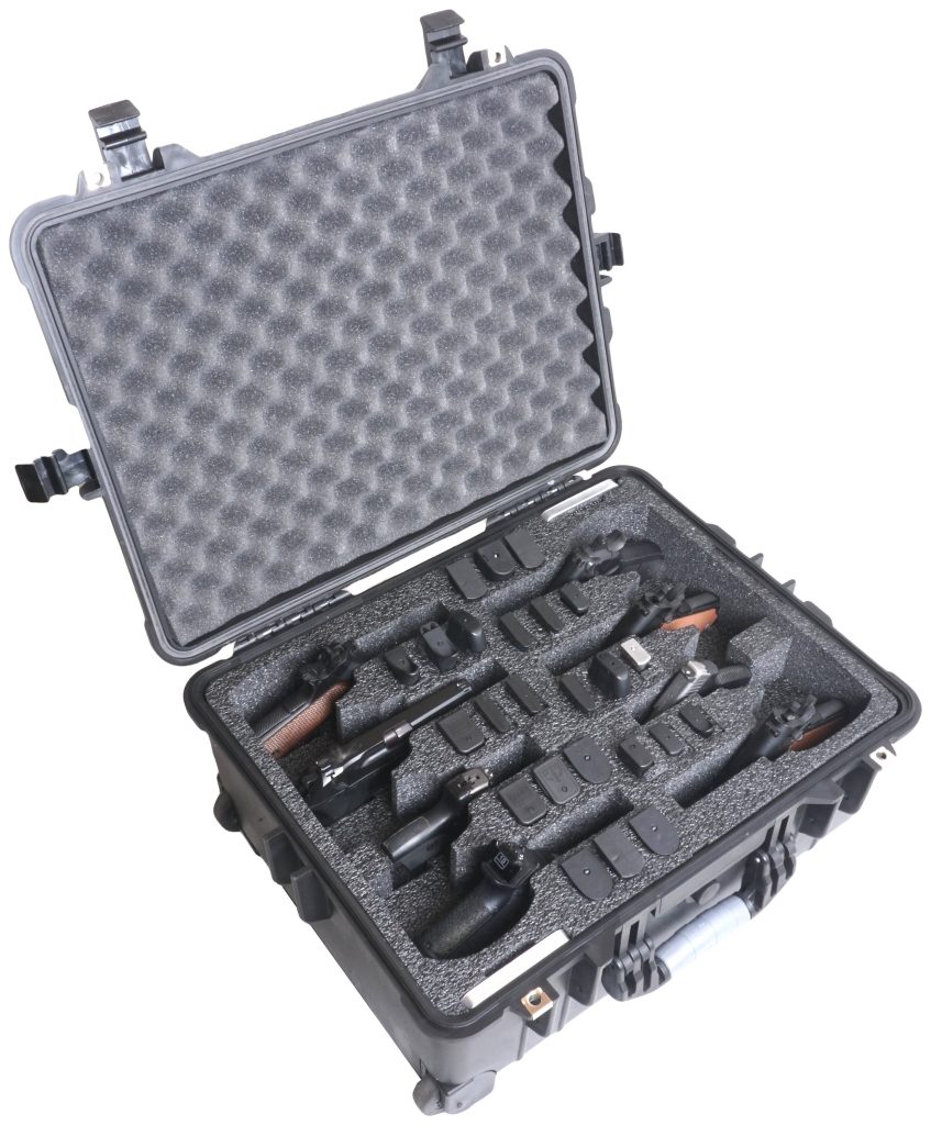 Case Club 24 Pistol Waterproof Case with Silica Gel & Heavy-Duty Foam