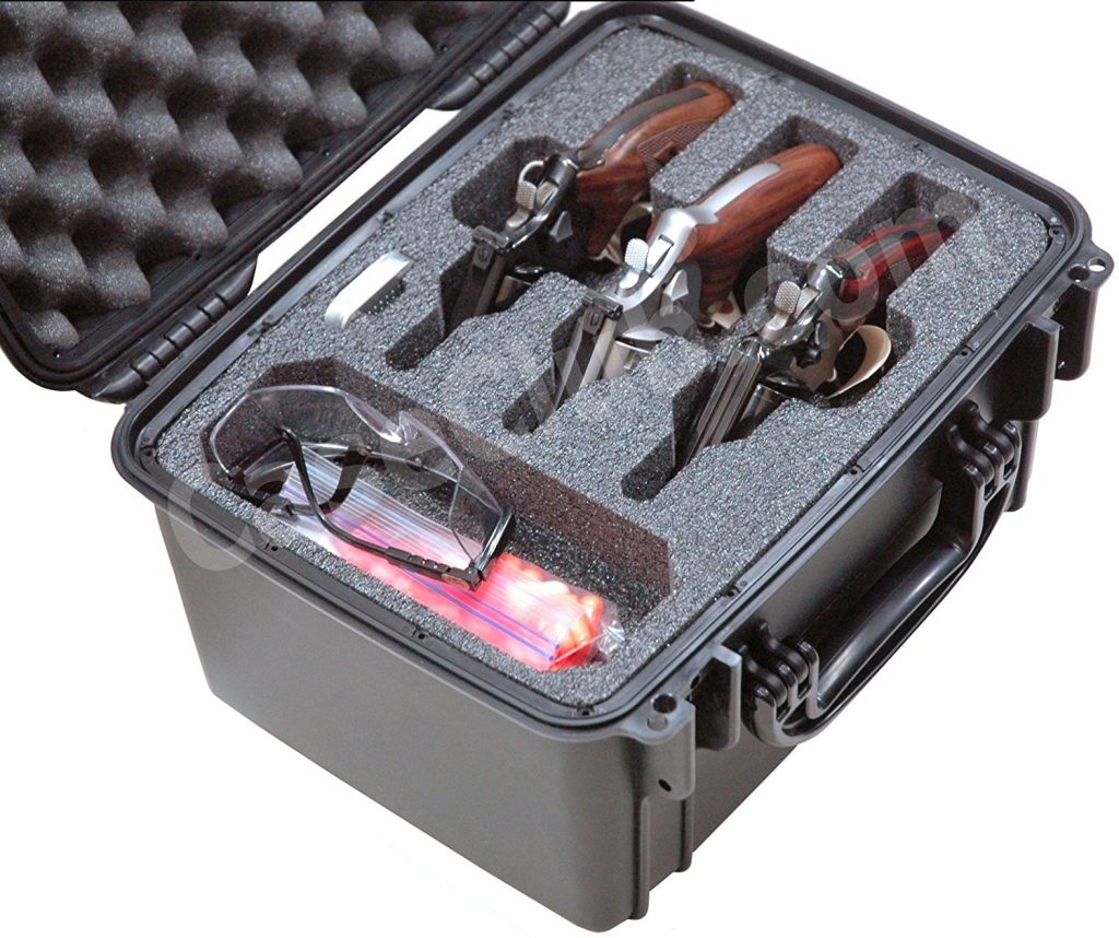 Case Club 3 Revolver Waterproof Case with Silica Gel & Heavy-Duty Foam