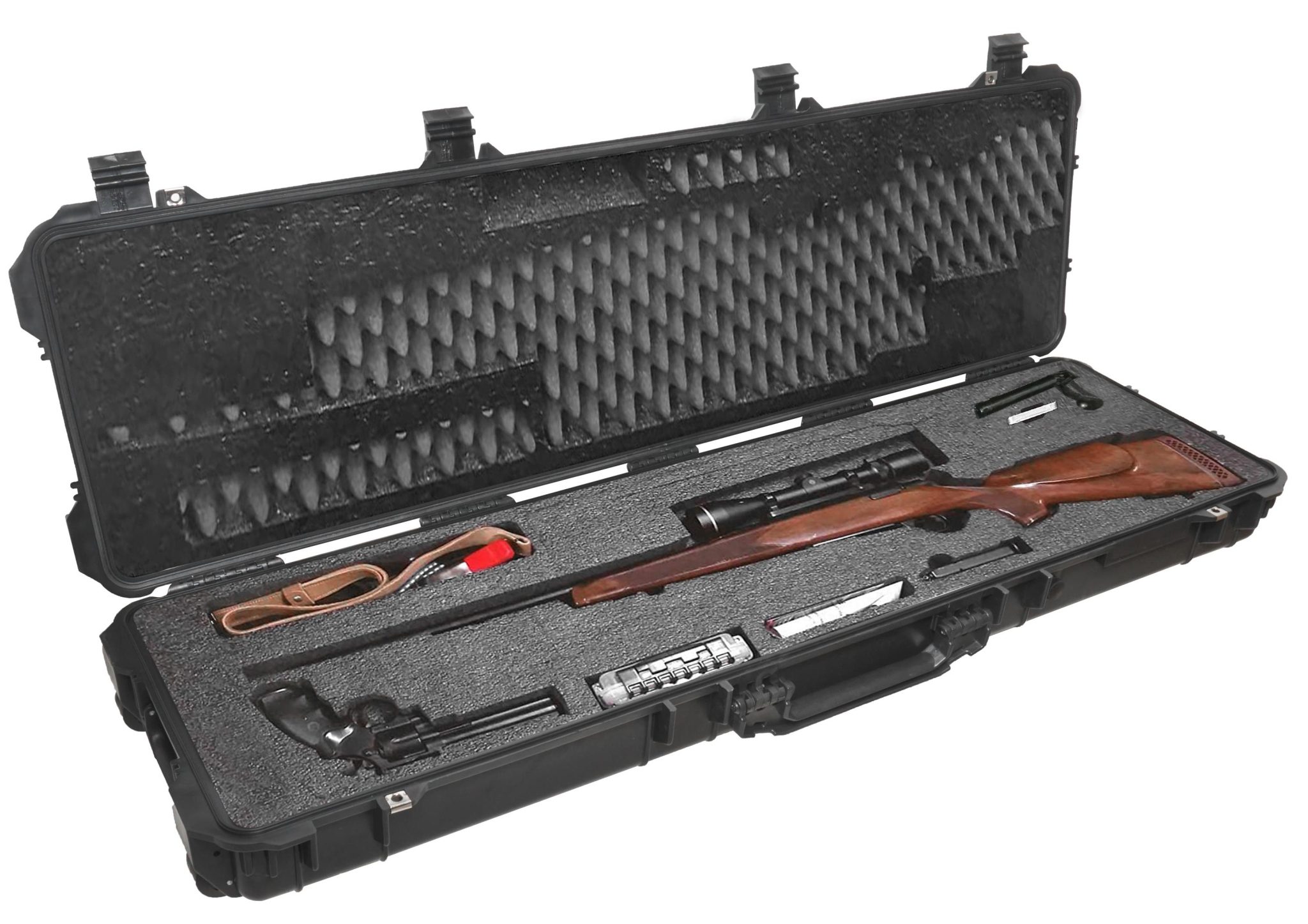 Case Club Waterproof Precision Rifle Case with Silica Gel & Accessory Box