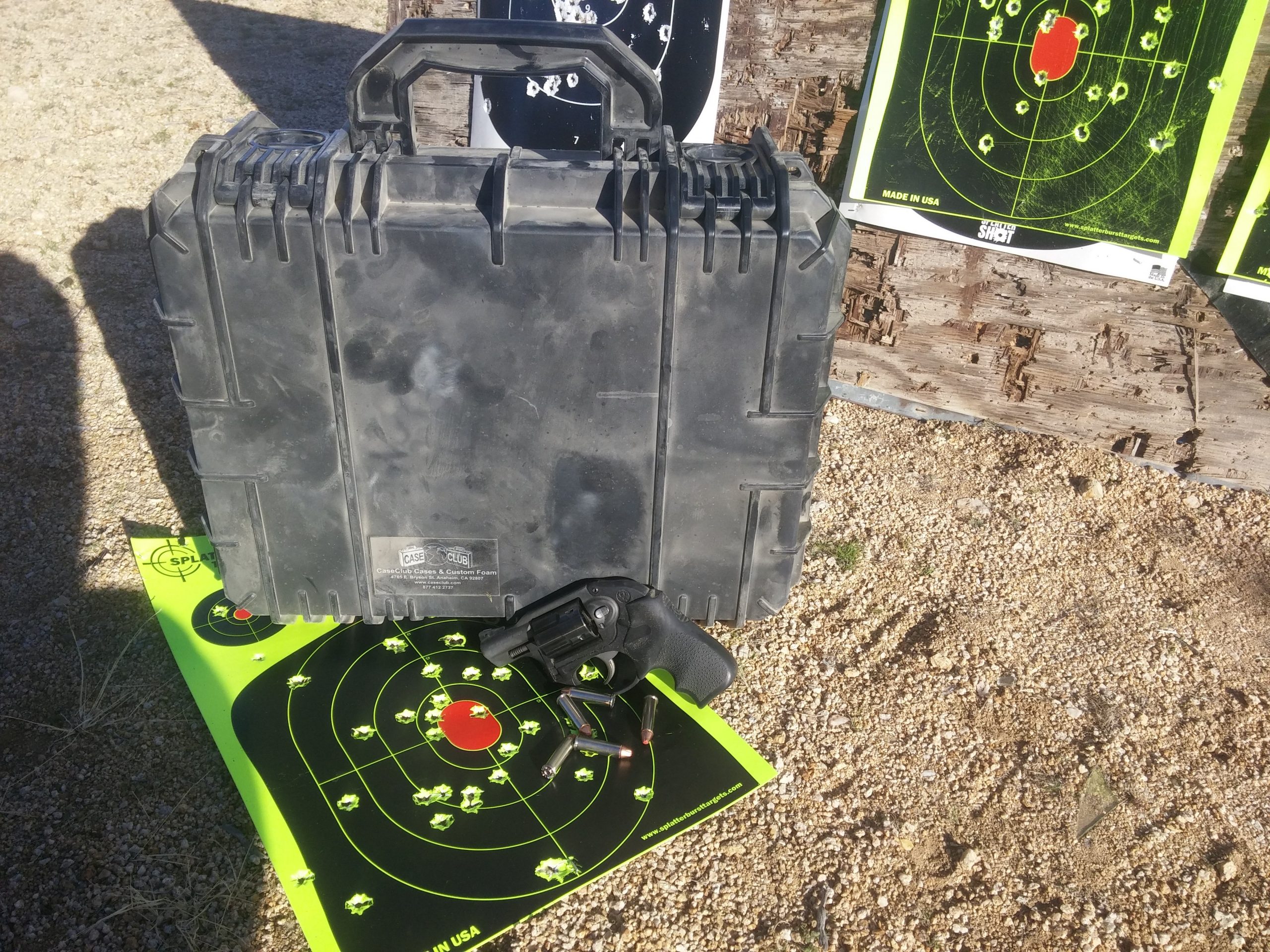 Case Club Waterproof 4 Revolver Case with Silica Gel & Heavy-Duty Foam