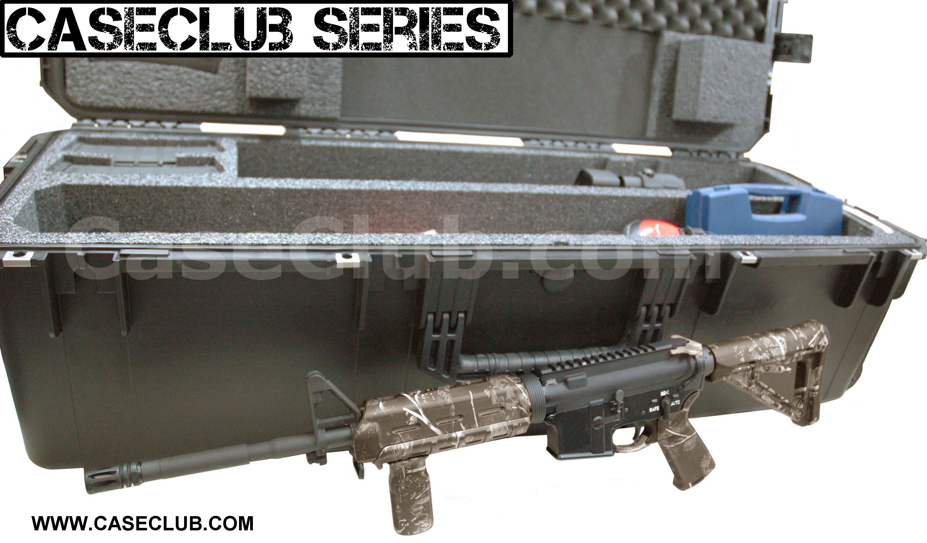 2 AR15 Rifle & Accessory Case - Multiple Rifle / Shotgun Cases - Case Club