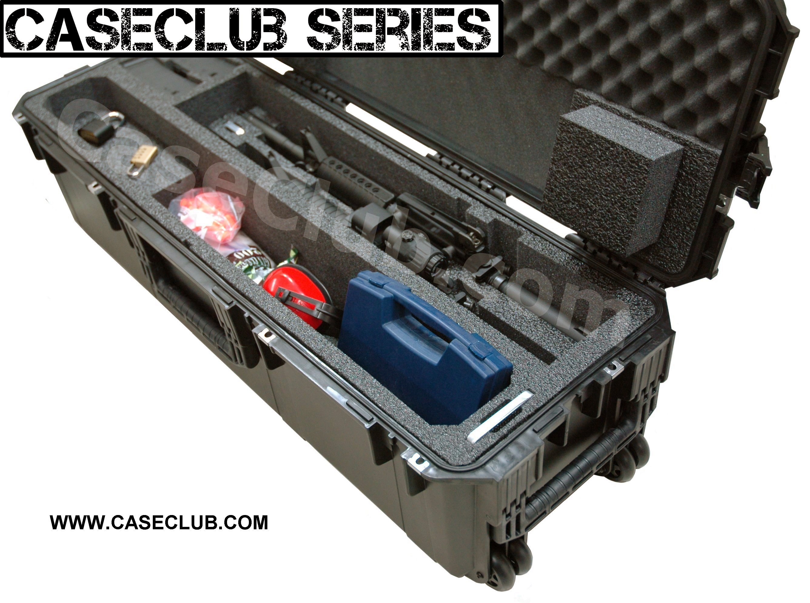 2 AR15 Rifle & Accessory Case - Multiple Rifle / Shotgun Cases - Case Club