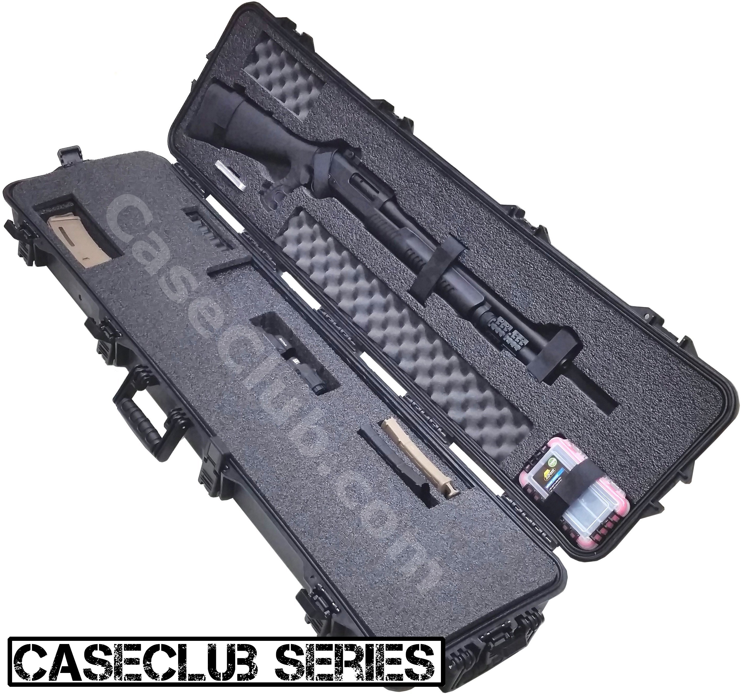 Case Club Waterproof 3 Gun Competition Case for Rifle, Shotgun & Pistol