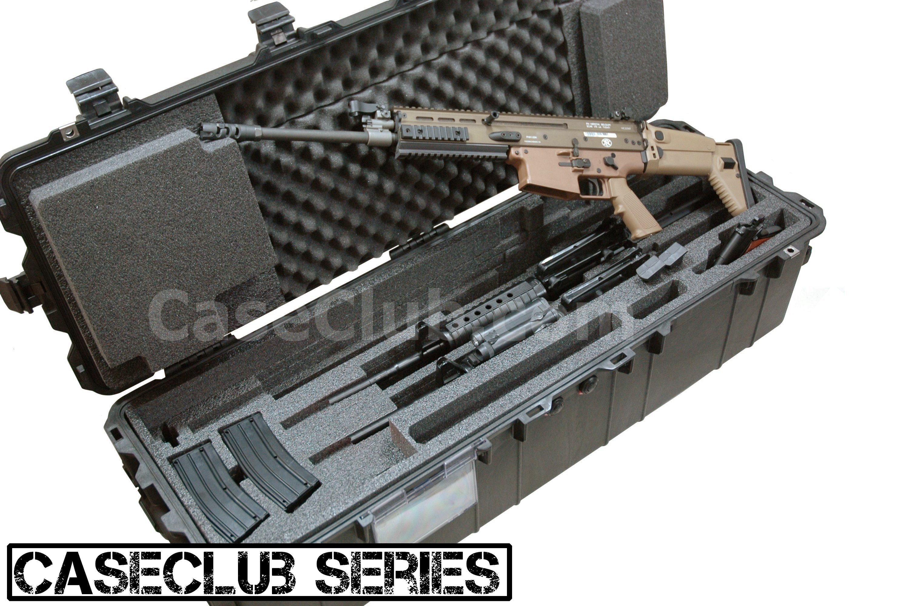 3 Rifle & 1 Pistol Case - Multiple Rifle / Shotgun Cases - Case Club