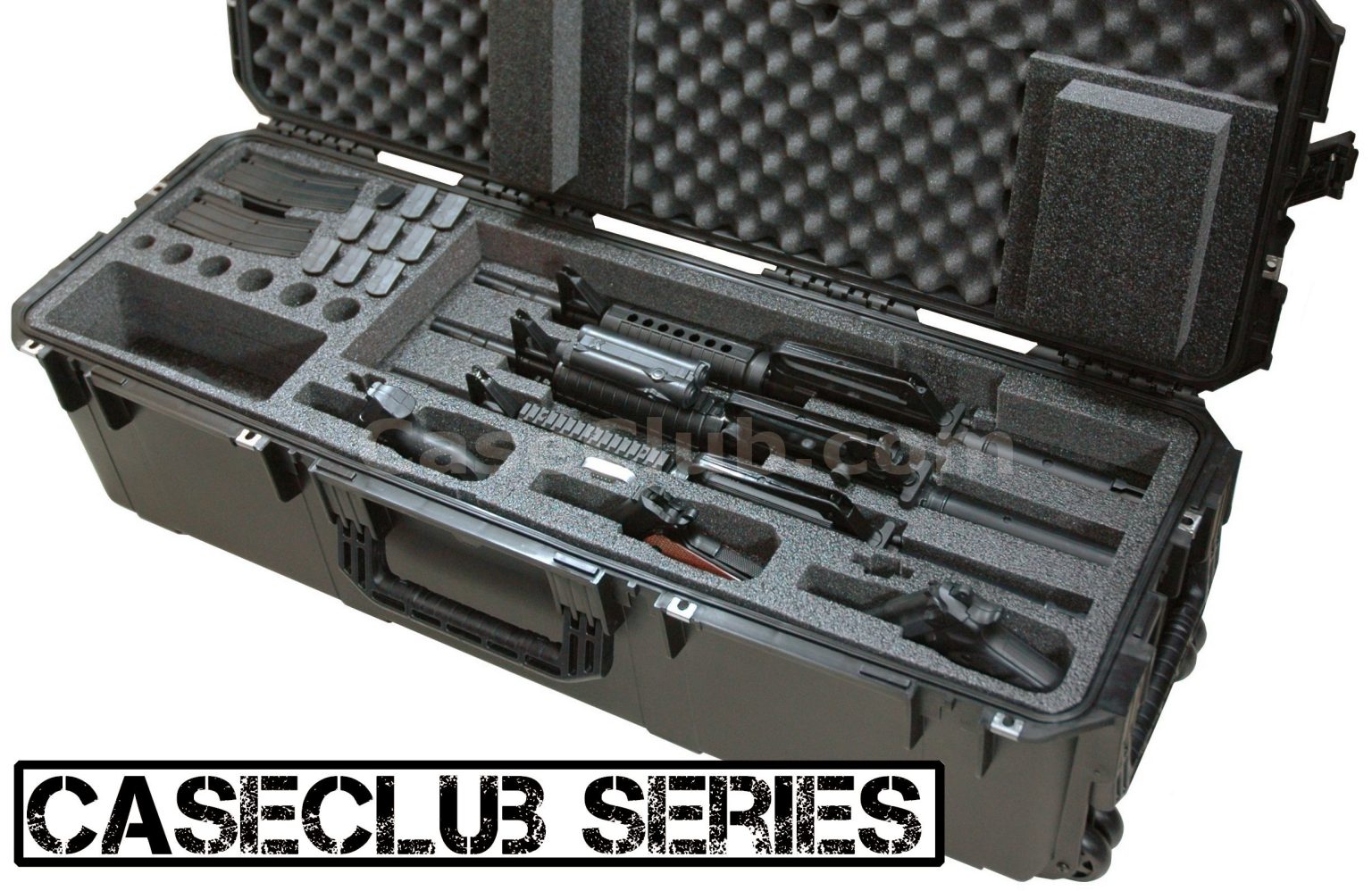 3 Short Barrel AR15 Rifle & 3 Pistol Case - Case Club