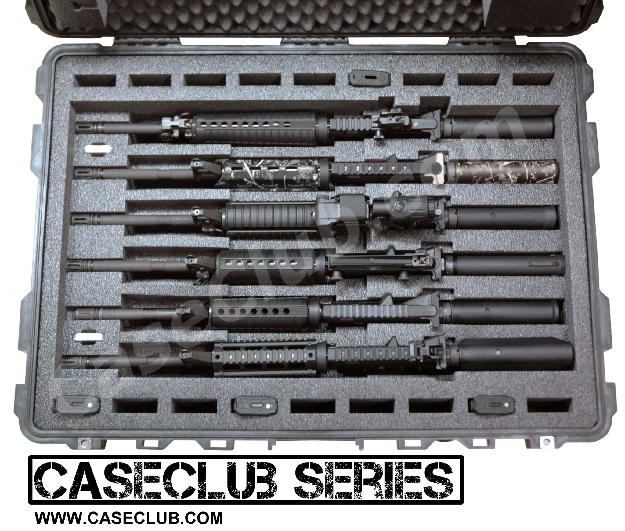 6 AR15 Rifle Case - Case Club