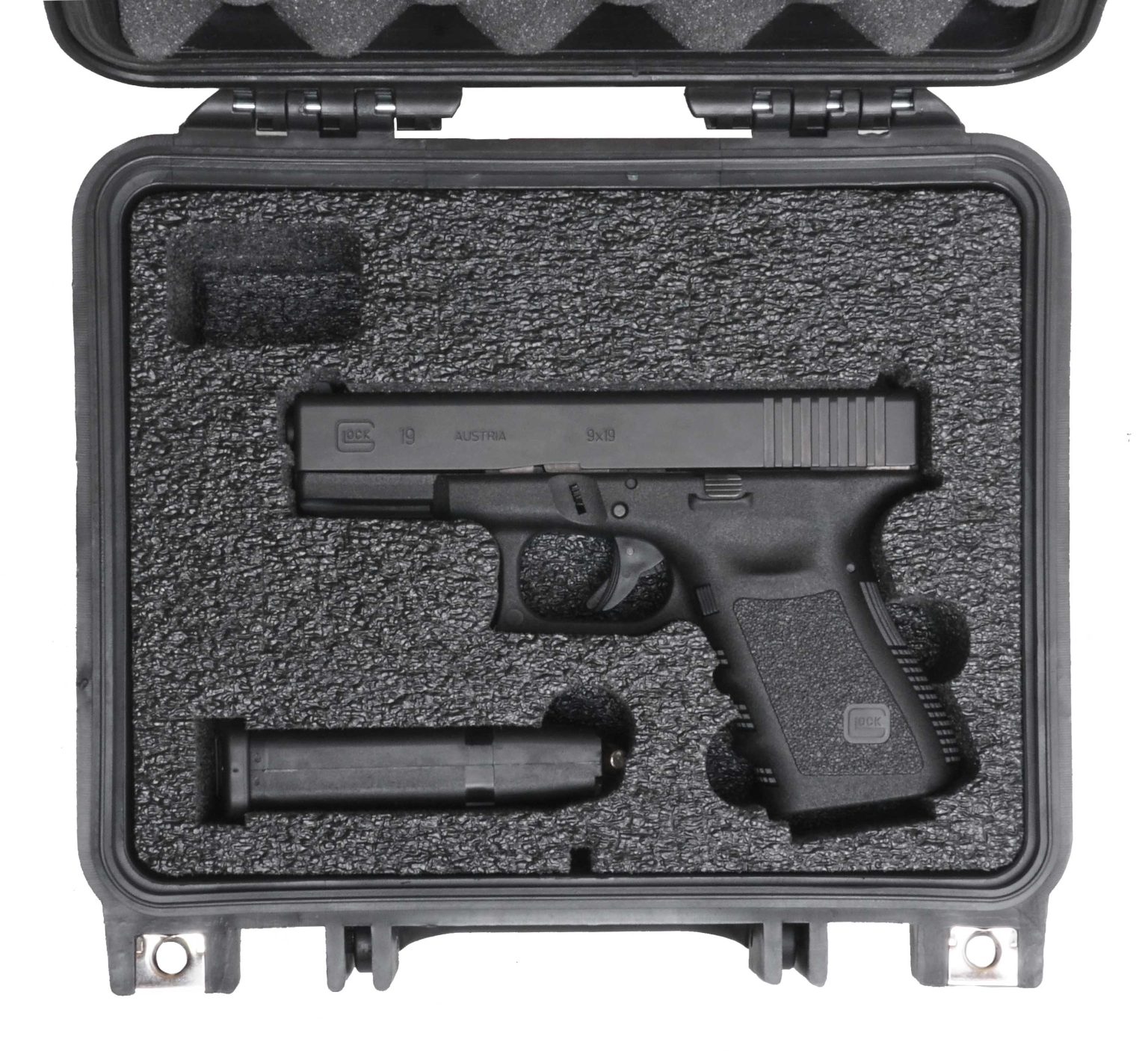 Case Club Glock 19 Waterproof Pistol Case With Pre Cut Foam G19 Case Club Glock 19 Waterproof Pistol Case With Pre Cut Foam G19