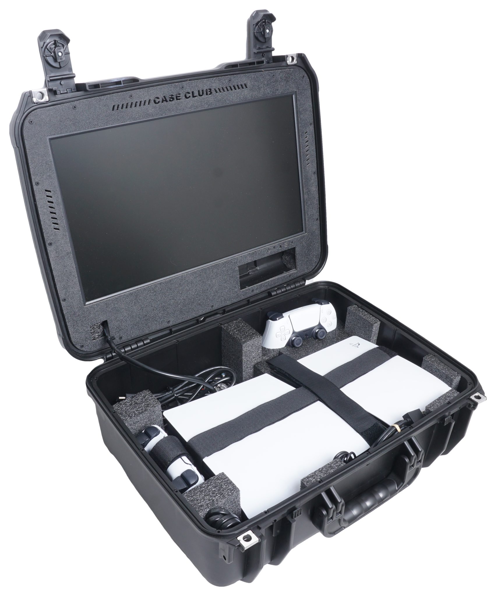 Case Club Waterproof PlayStation 5 Portable Gaming Case w/ Built in Monitor