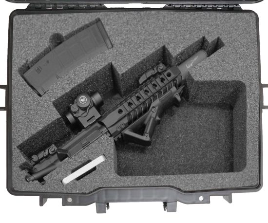 Case Club AR-SBR & AR Pistol Compact Breakdown Case with Silica Gel