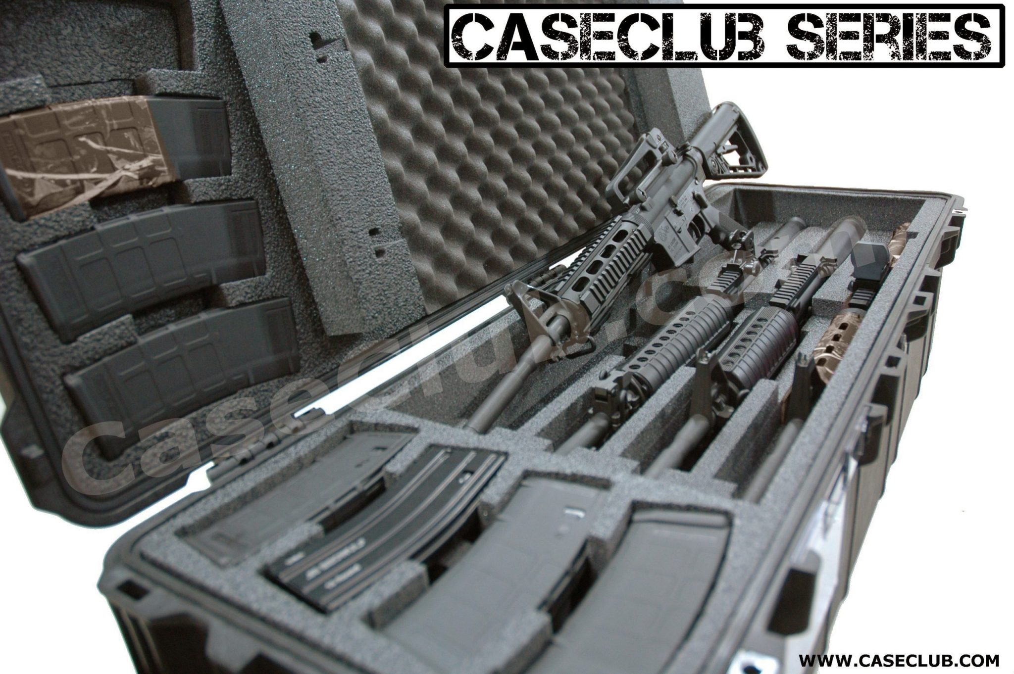 4 AR15 Carbine Rifle Case - Case Club