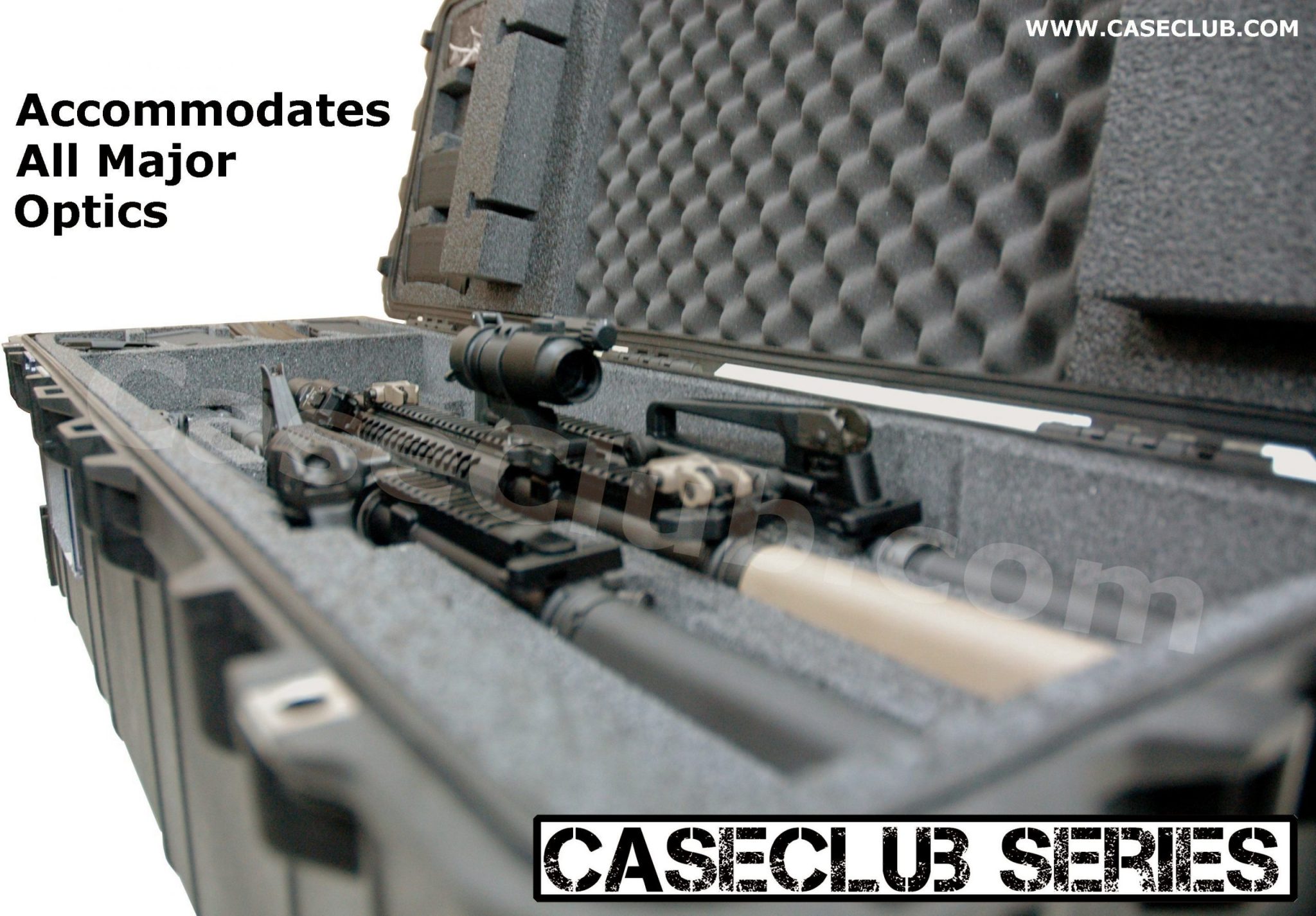 4 AR15 Carbine Rifle Case - Case Club