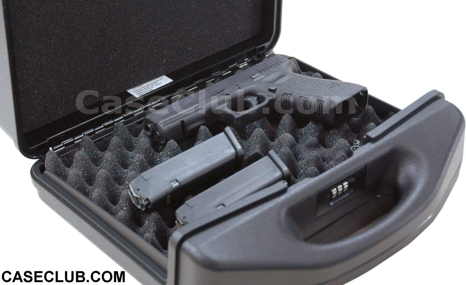 Case Club Premade Multiple Pistol Hard Sided Cases With Closed Cell Foam
