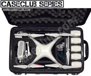 Case Club Waterproof DJI Phantom 4 Wheeled Case with Silica Gel