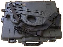 Case Club Waterproof Breakdown FN PS90 Rifle Case with Silica Gel
