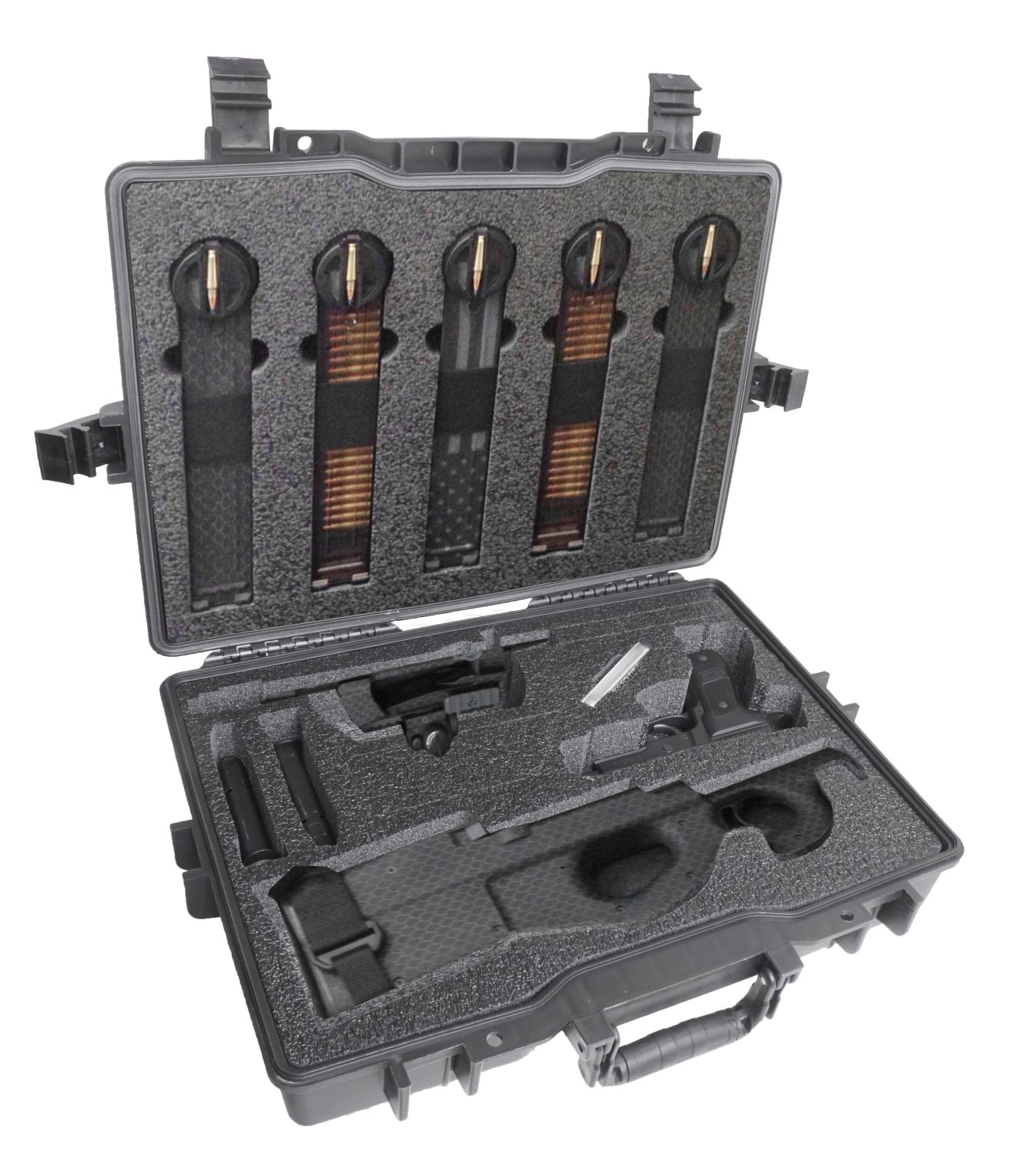 Case Club Waterproof Bullpup Rifle Case with Silica Gel & Accessory Box