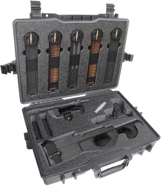 Case Club Waterproof Breakdown FN PS90 Rifle Case with Silica Gel
