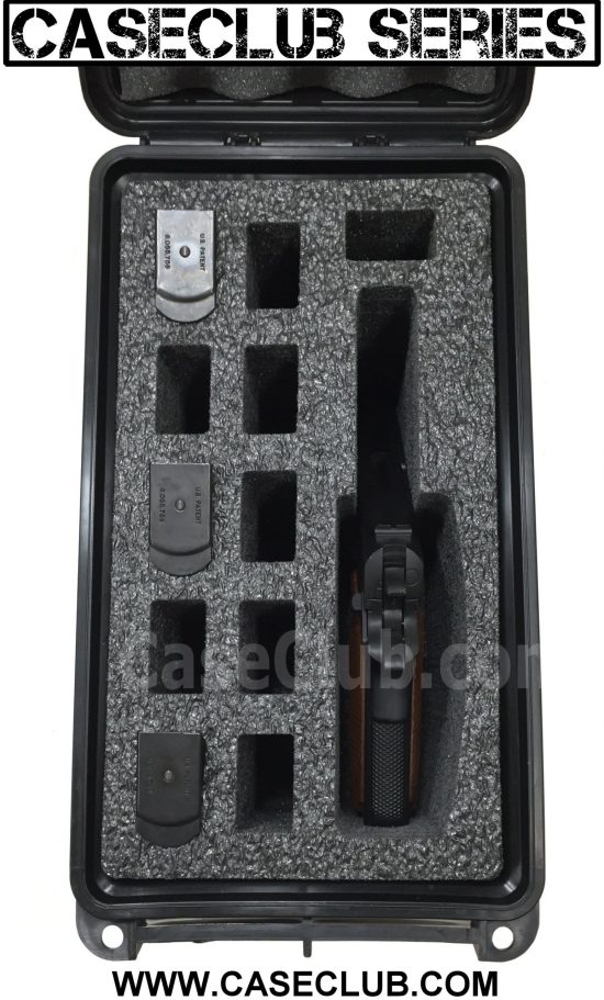 1 Pistol & 11 Magazines MTM 50 Cal Ammo Can Foam - Case Club