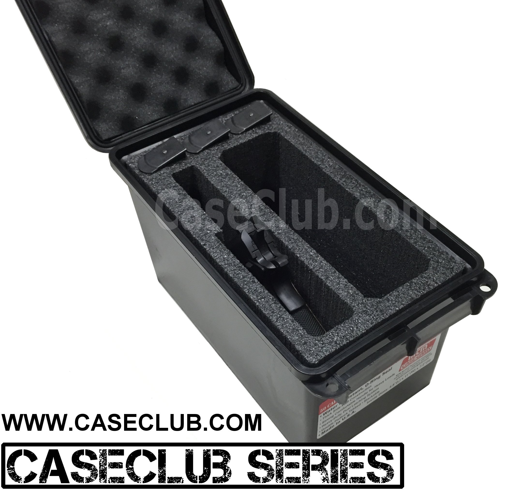 1 Pistol & Accessory MTM 50 Cal Ammo Can Foam - Case Club