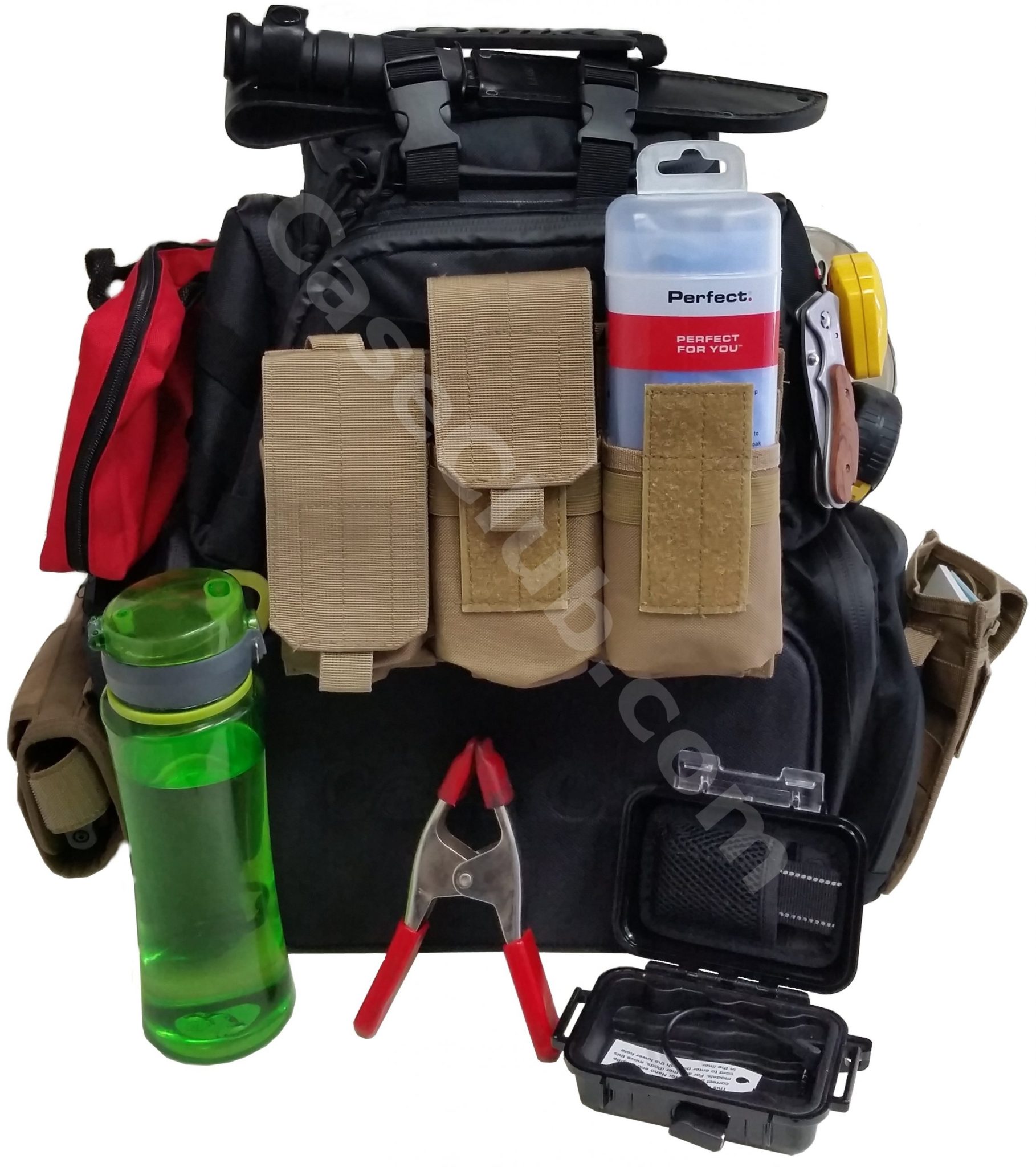 Case Club Tactical 4-Pistol Backpack with Molle Straps & Rainfly (Gen 2)