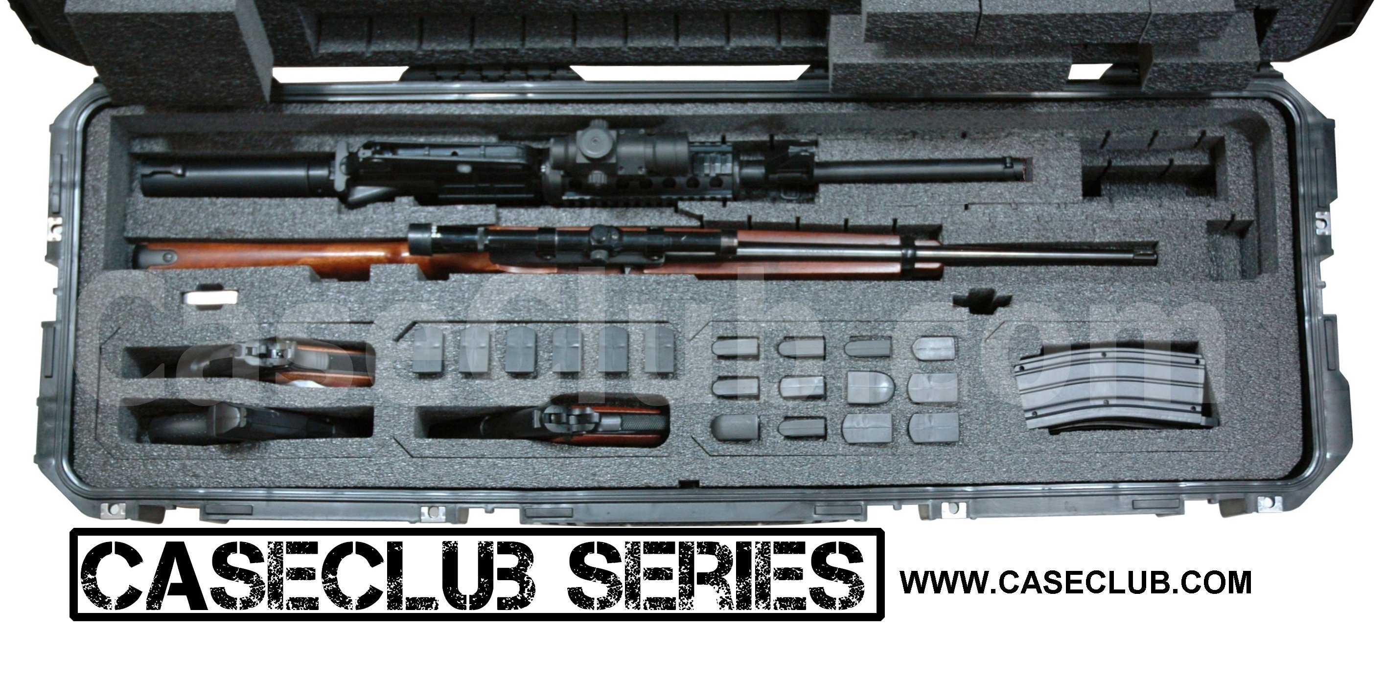 Universal 2 Rifle Case - Multiple Rifle / Shotgun Cases - Case Club