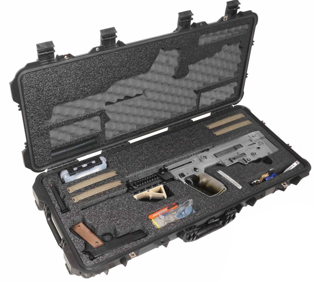 Case Club Waterproof Bullpup Rifle Case with Silica Gel & Accessory Box