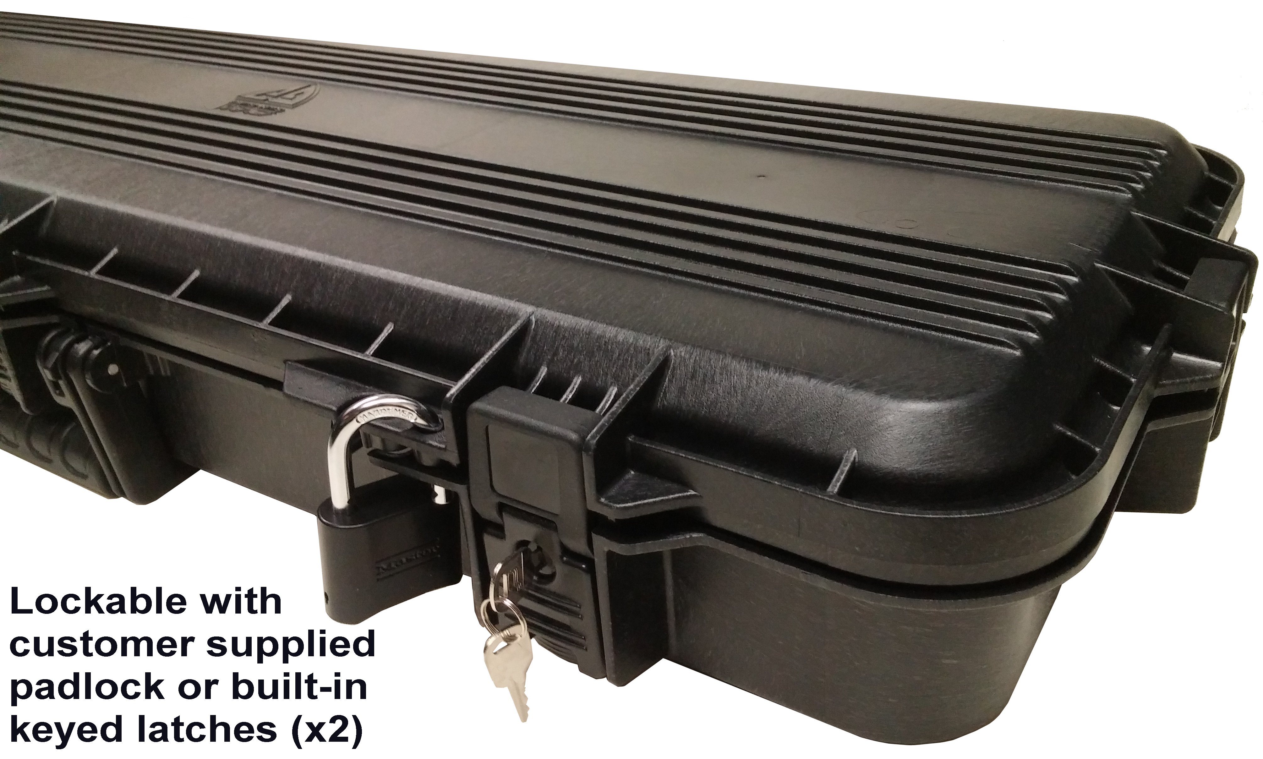 Case Club Waterproof Bullpup Rifle Case with Silica Gel & Accessory Box