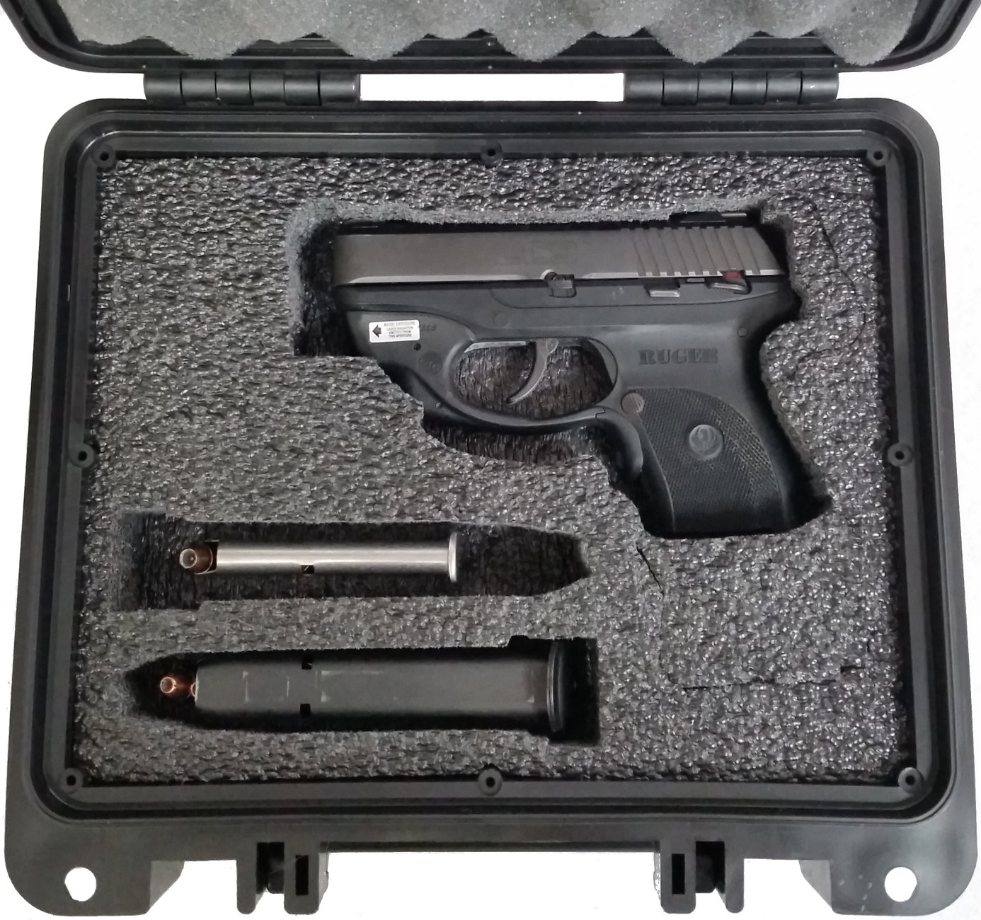 Case Club Waterproof 1 Pistol Case with Pre-Cut Pistol Foam Template