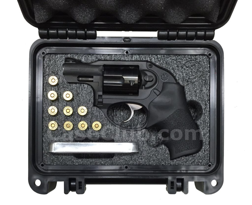 Case Club Ruger LCR Waterproof Revolver Case with Pre-Cut Foam