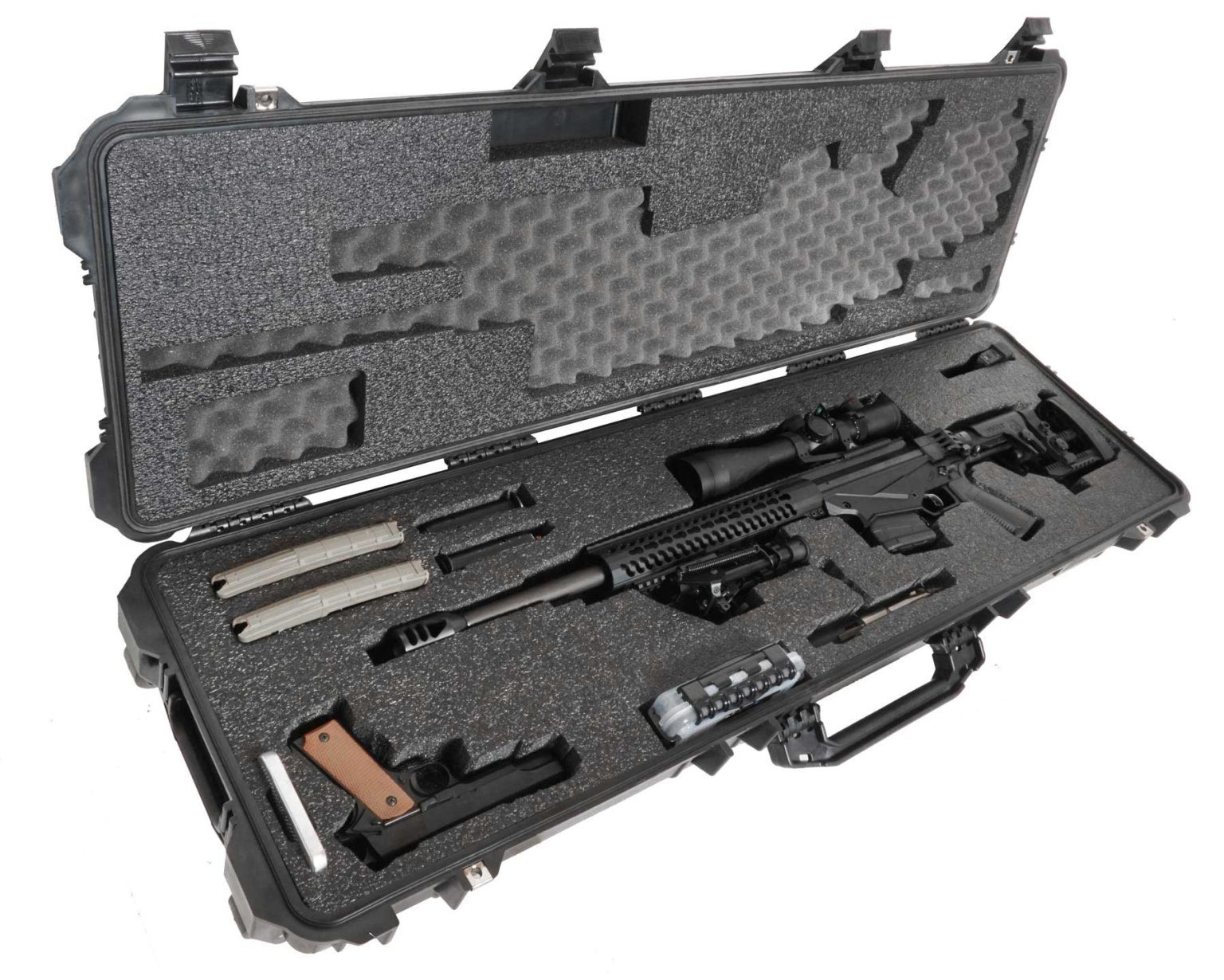 Case Club Waterproof Precision Rifle Case with Silica Gel & Accessory Box