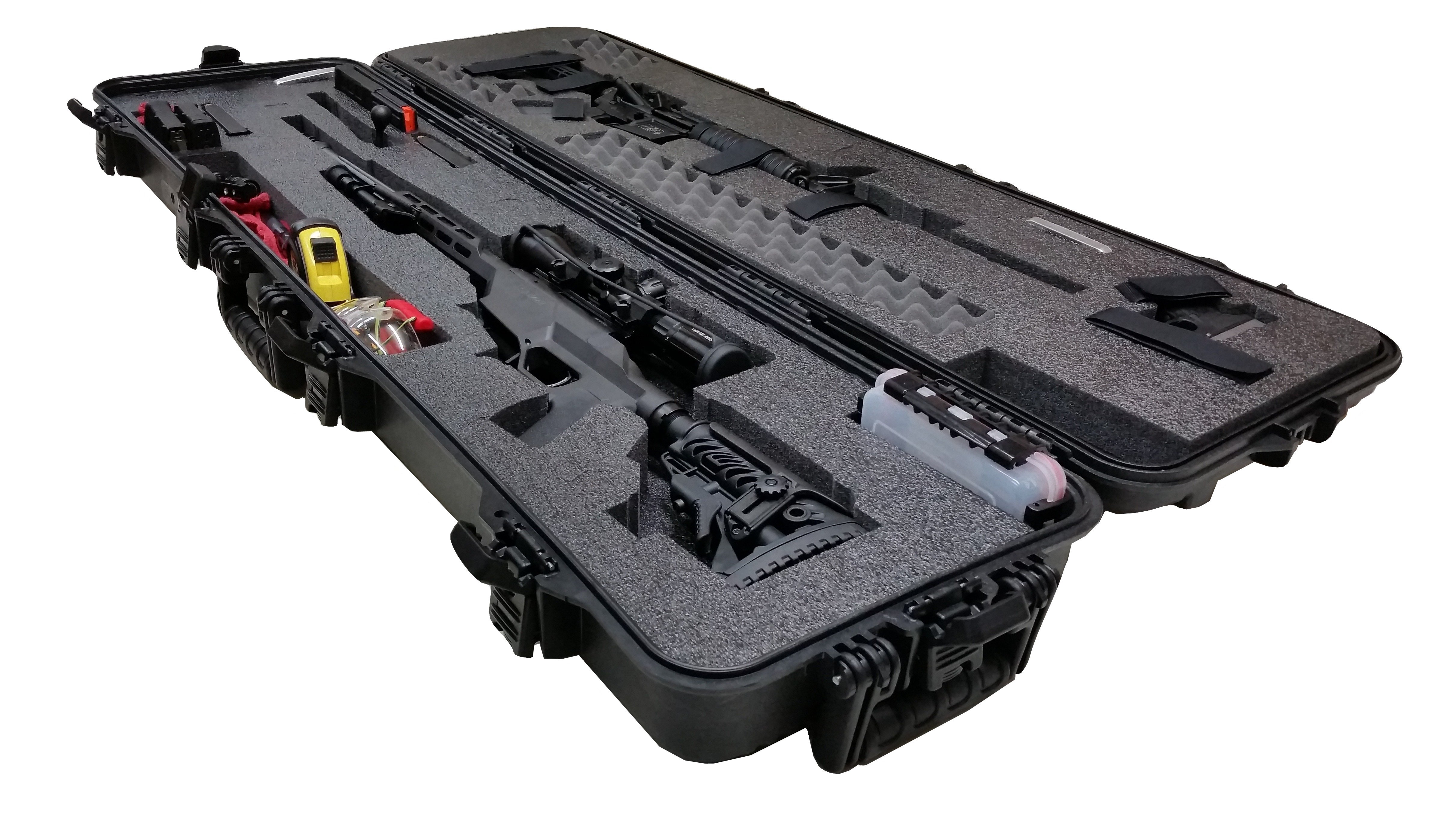 Case Club Waterproof Precision Rifle & AR15/AR10 Rifle Case with Silica Gel