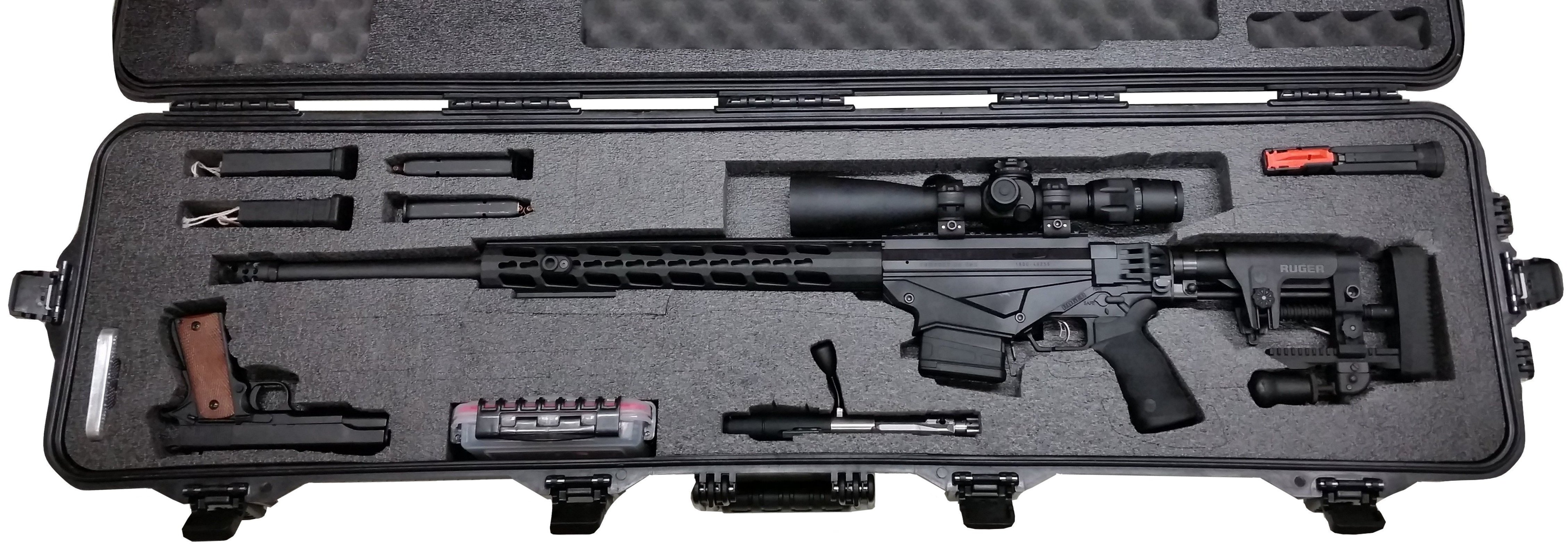 Case Club Waterproof Precision Rifle Case with Silica Gel & Accessory Box