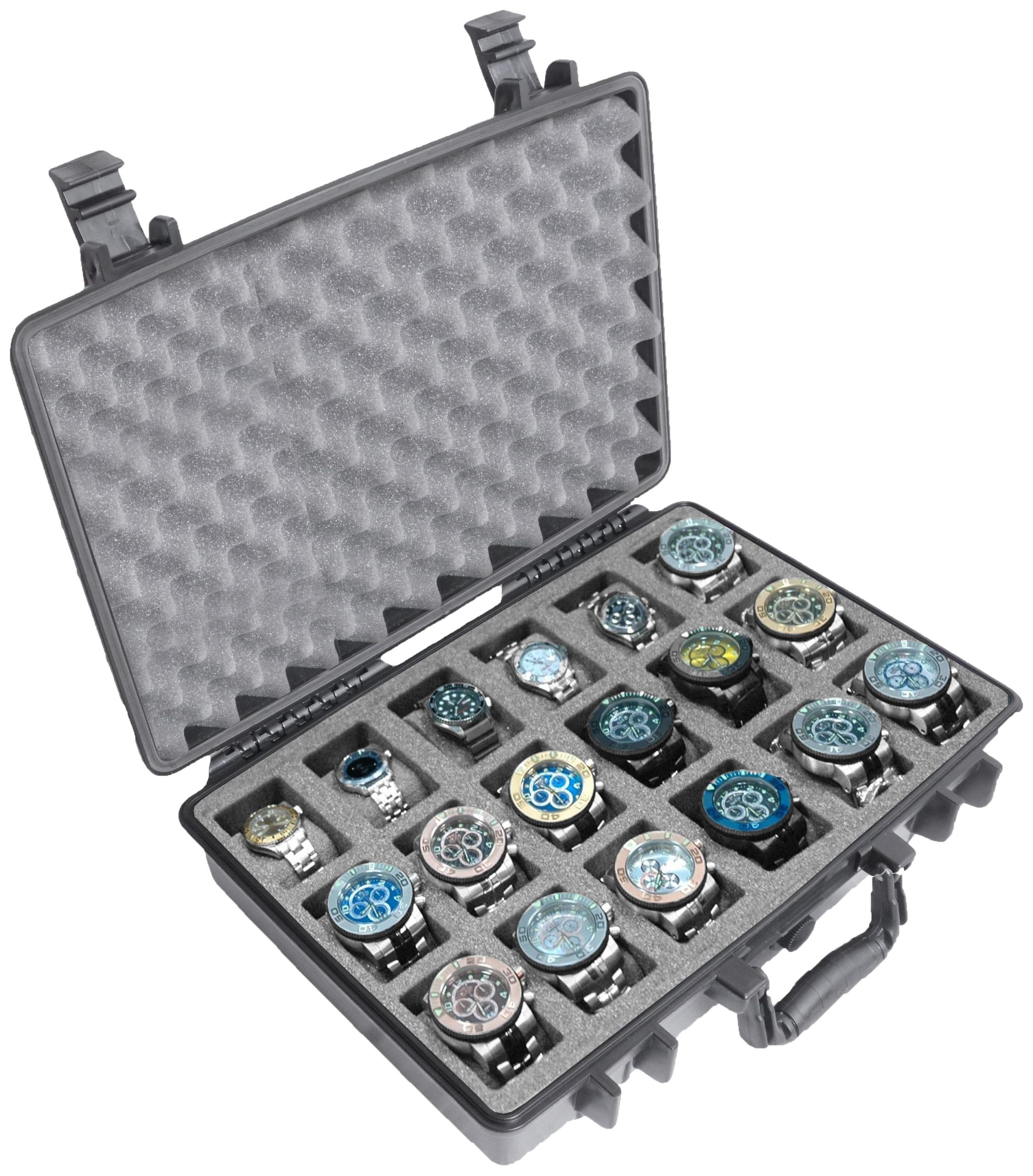 Case Club 18 Watch Waterproof Case - Heavy Duty Airline Approved Case