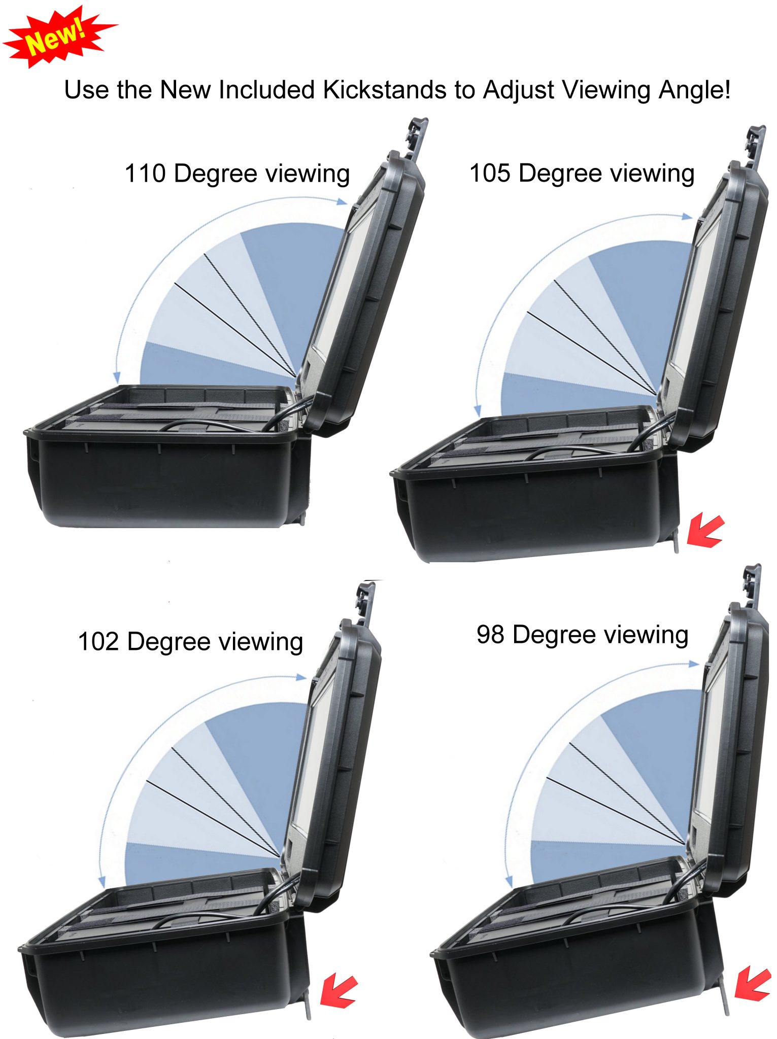 Case Club Waterproof PlayStation 4 Portable Gaming Case w/ Built in Monitor