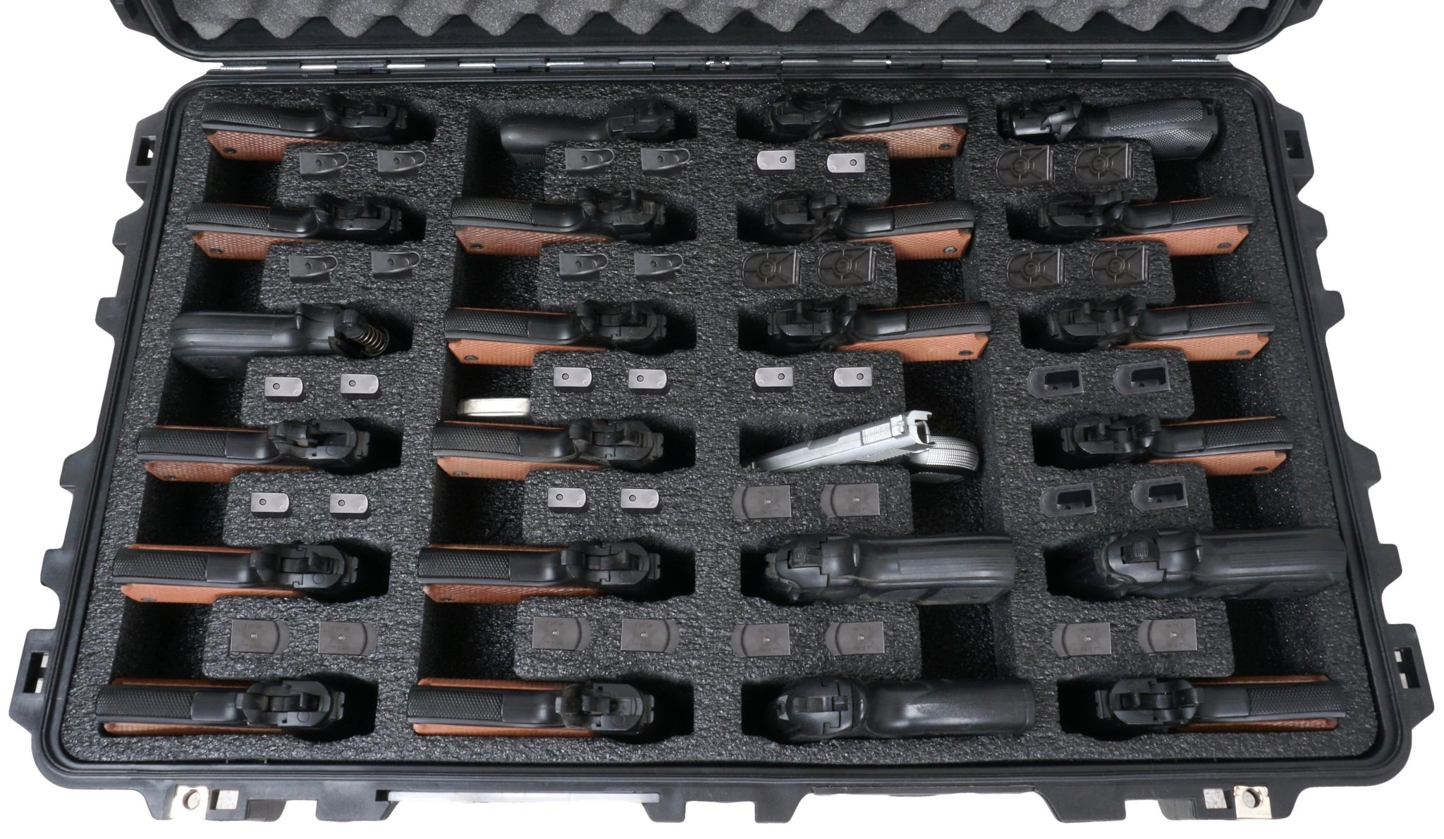 Case Club 24 Pistol Waterproof Case with Silica Gel & Heavy-Duty Foam