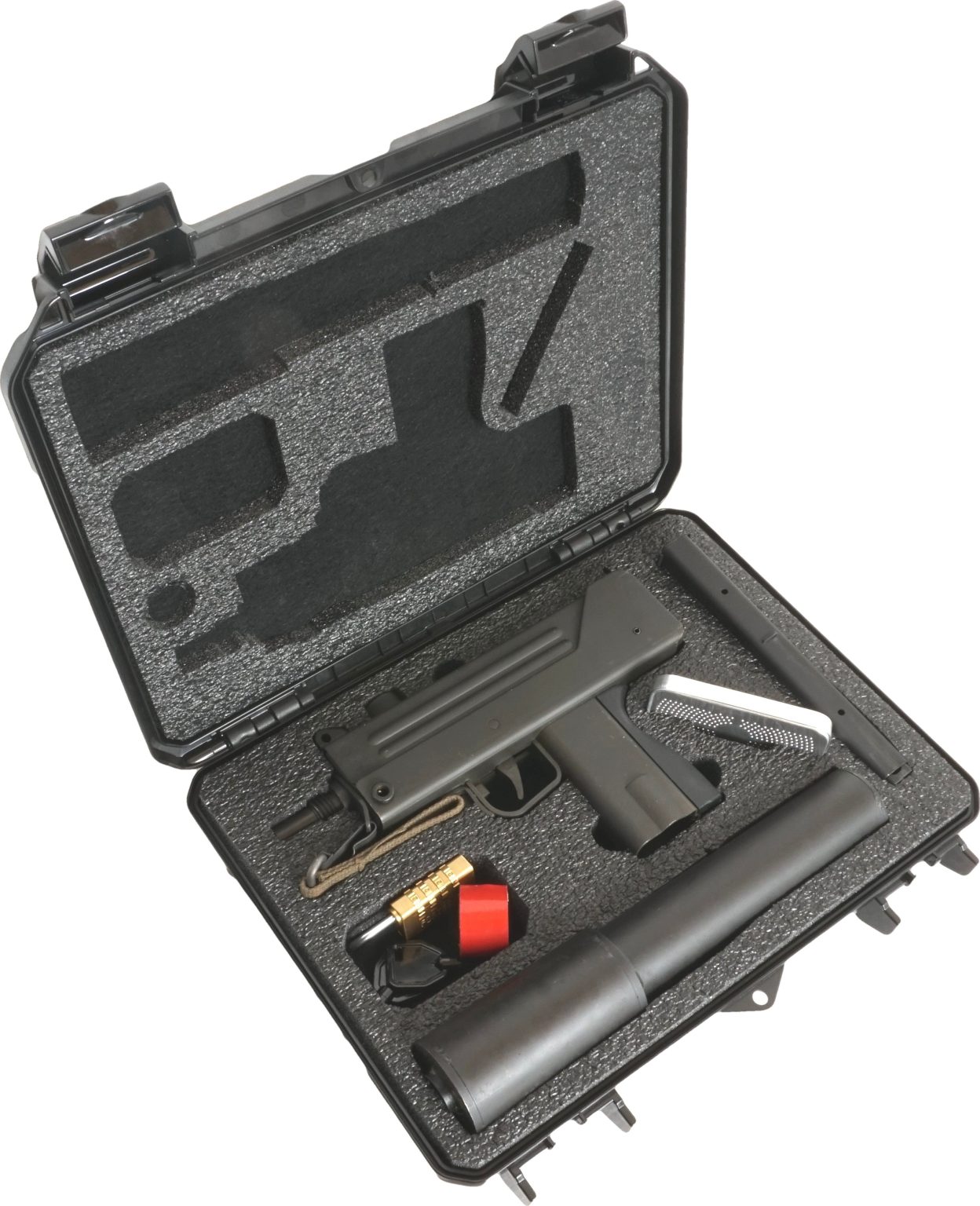 Case Club MAC-10 Waterproof Heavy Duty Carrying Case - Pre-Cut Foam