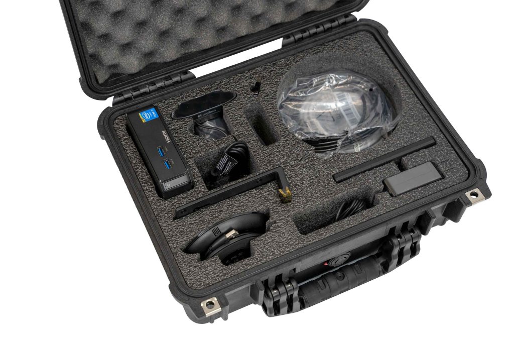 Waterproof Meeting Owl Video Conference Camera Case with Pre-Cut Foam