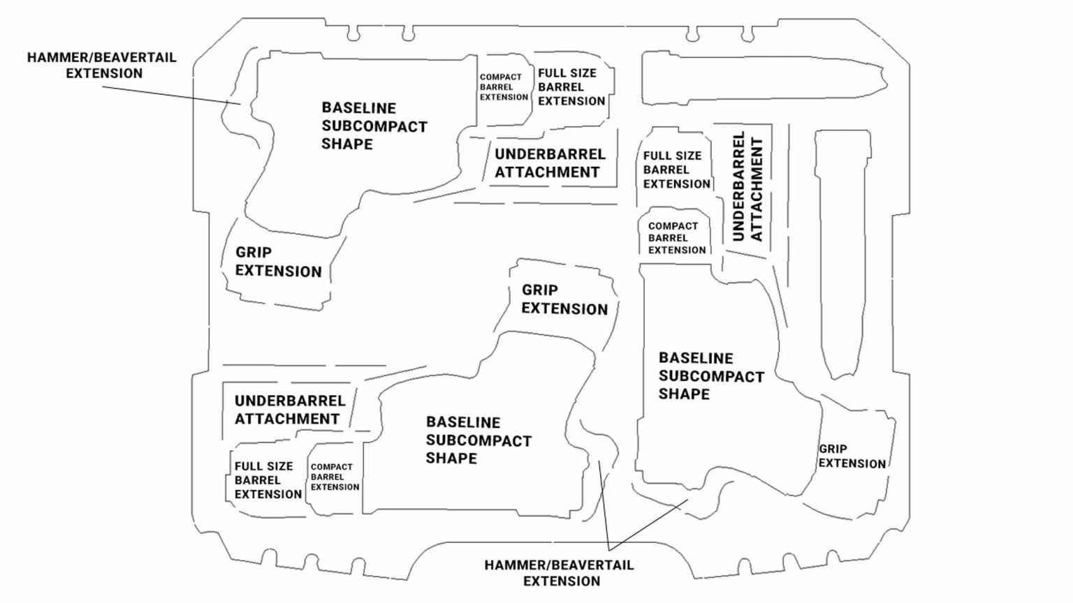 6 Pistol Carry Case - Case Club