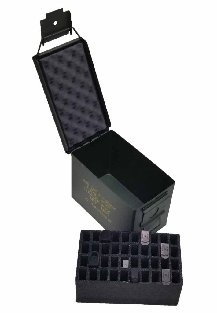 40 Magazine Ammo Can Foam for Fat 50 Cal (PA108) Cans - Case Club