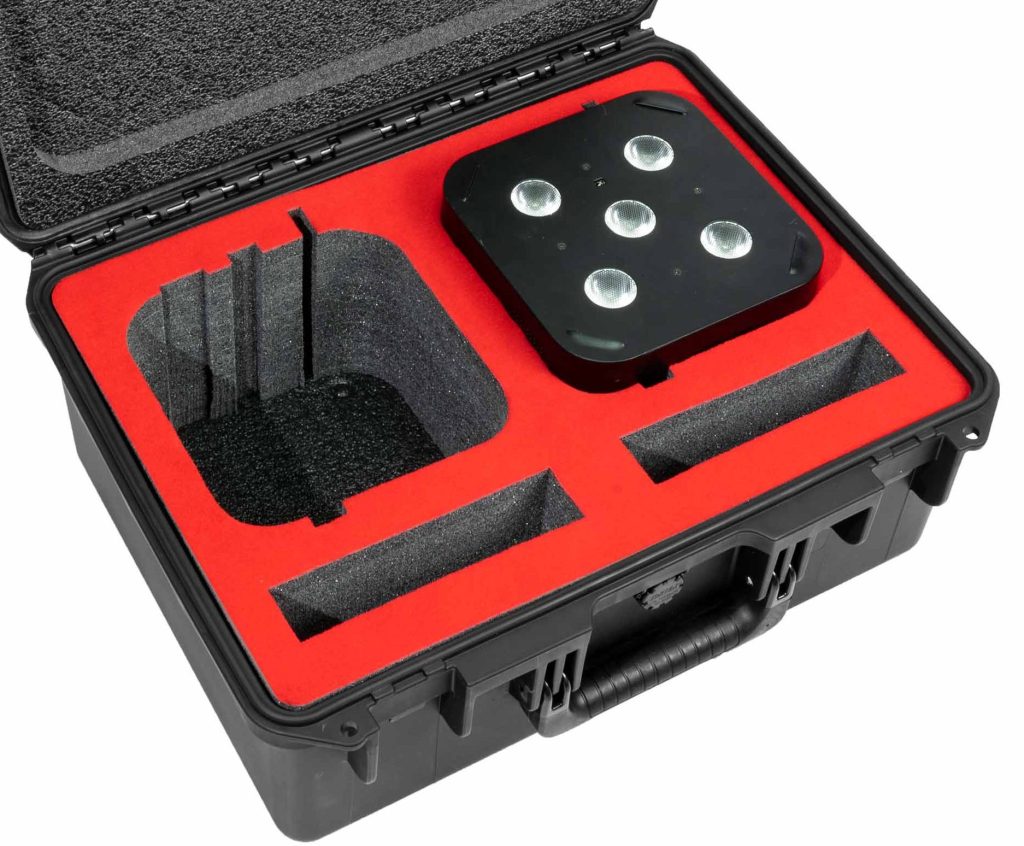 2 Chauvet Freedom Par Quad-5 light case - Case Club