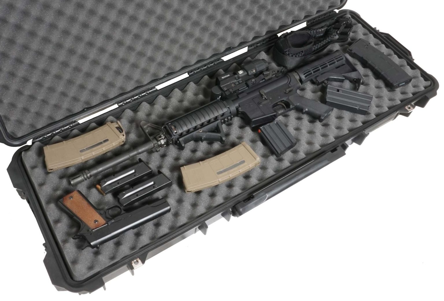Case Club Waterproof AK-47 Rifle Case with Silica Gel & Accessory Box