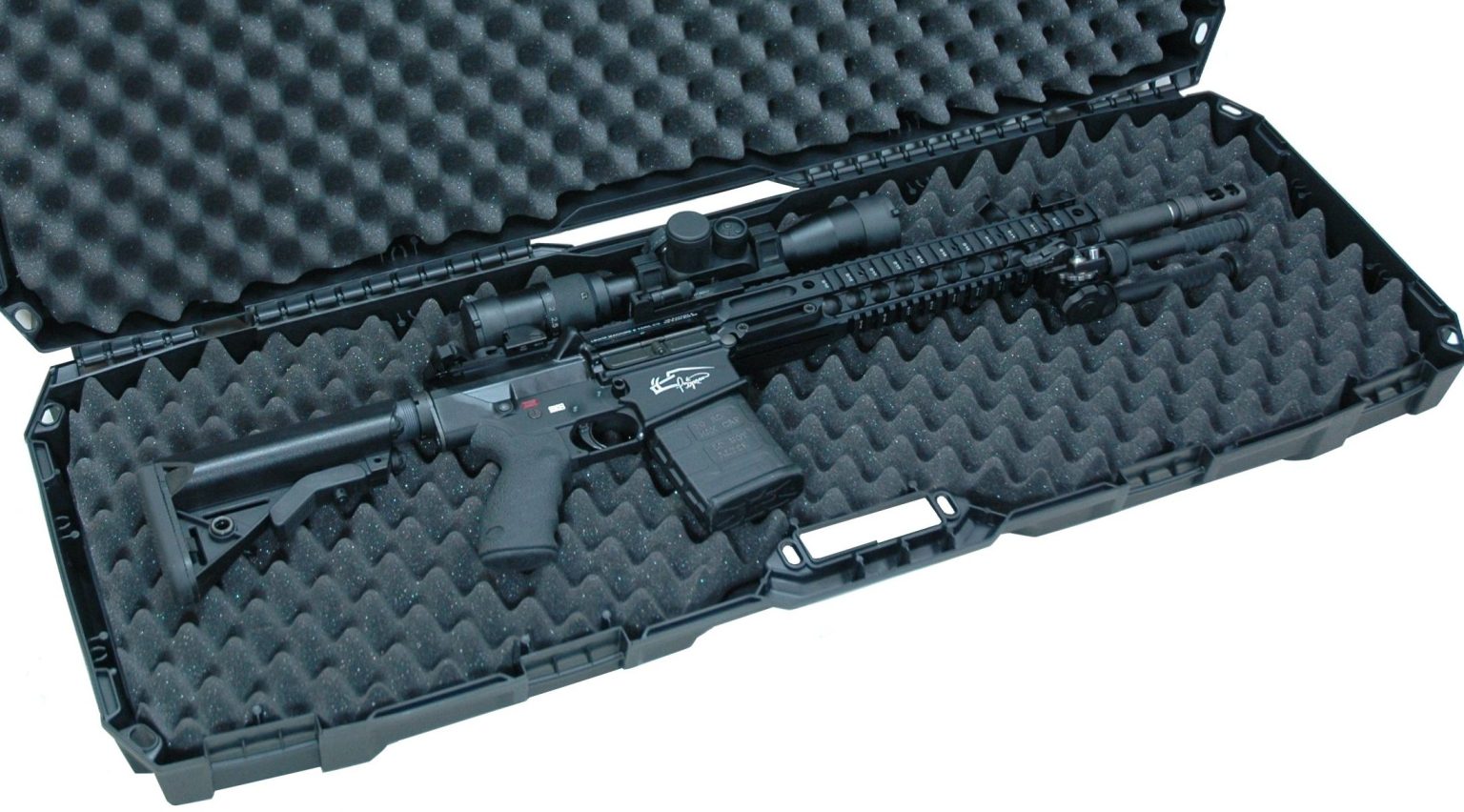 Heavy Duty AR15 Hard Rifle Cases with Pre-Cut Foam for AR15 Carbines