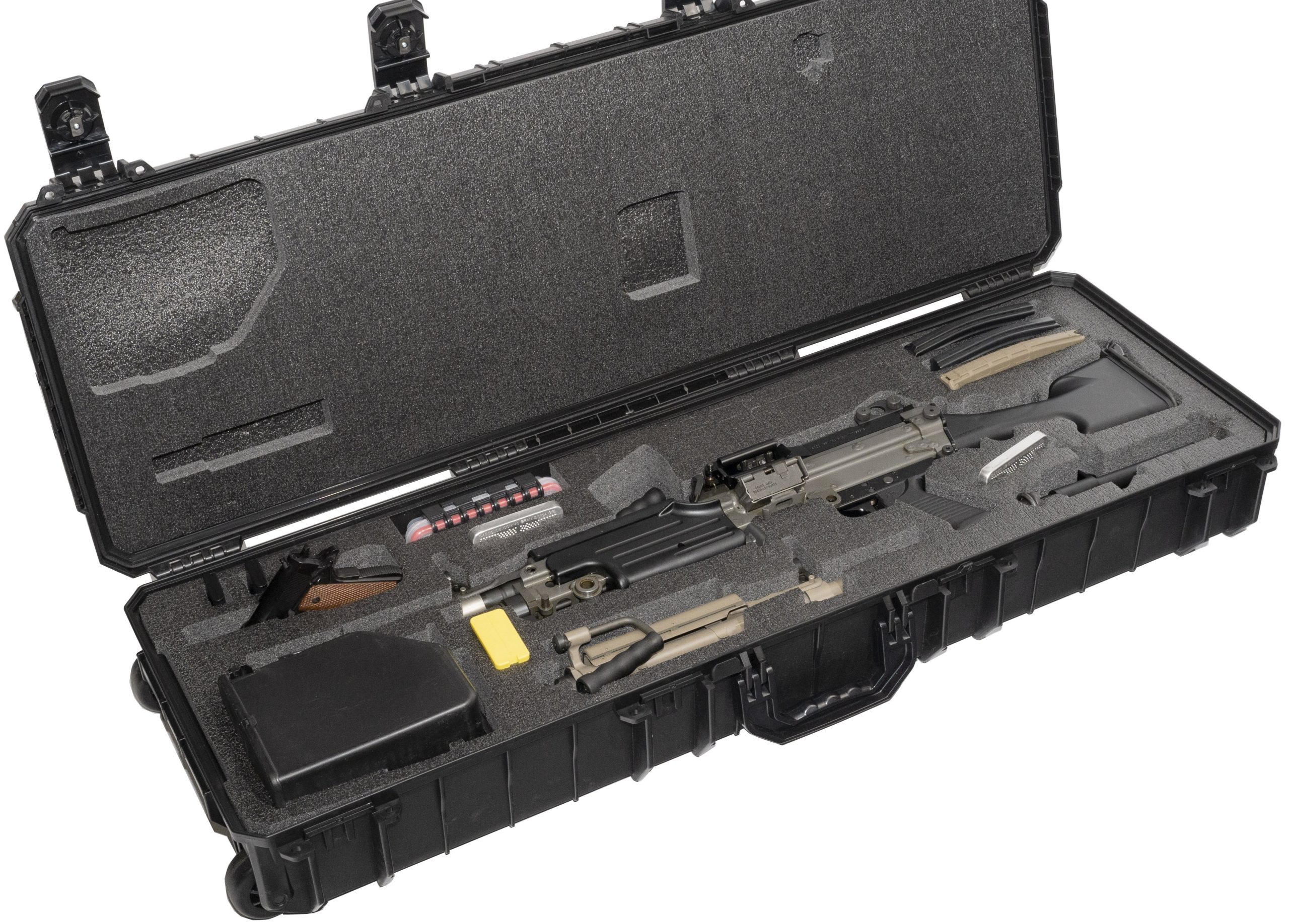 Case Club Waterproof FN M249S Rifle Case w/Silica Gel & Accessory Box