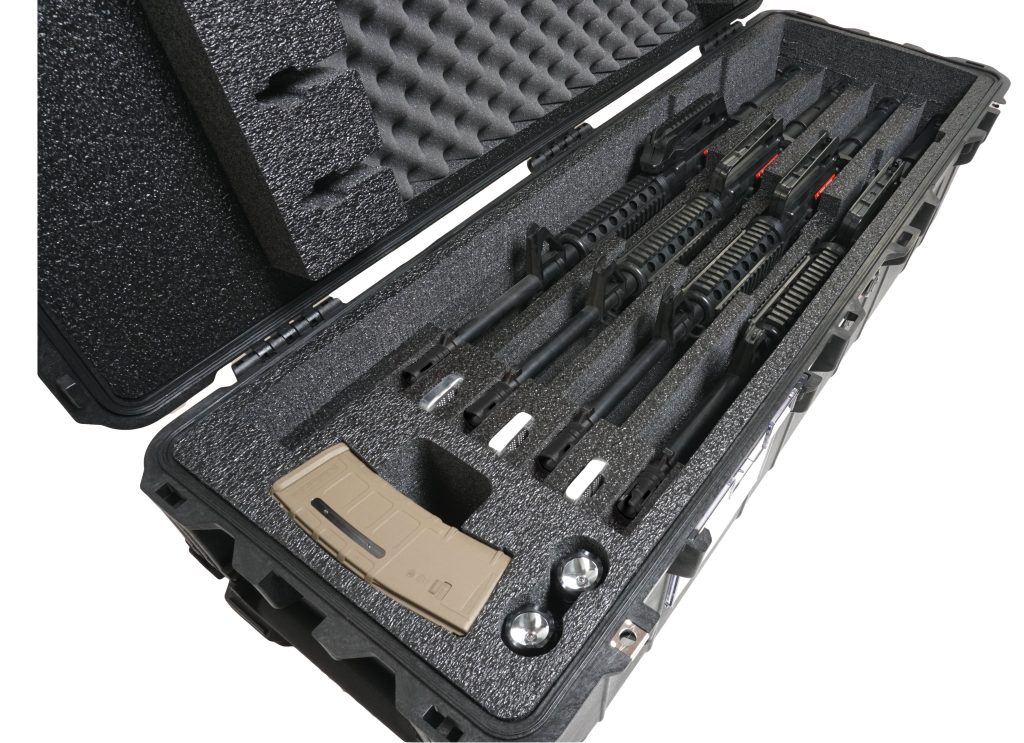 4 AR15 Mid Length Rifle Case - Case Club