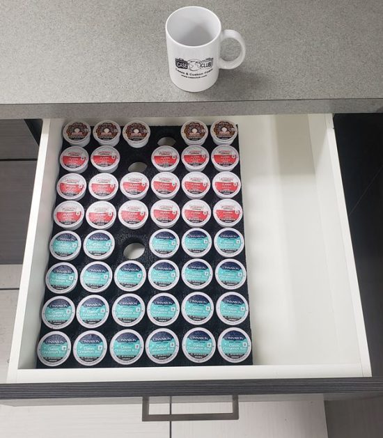 Keurig Pod Organizer Drawer Foam - Case Club